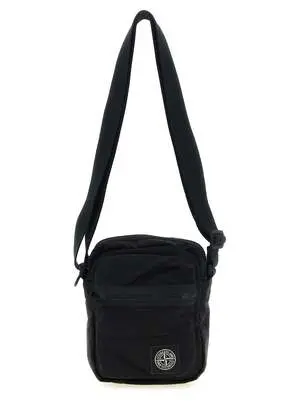 Stone Island 9200015' Crossbody Bag - Black