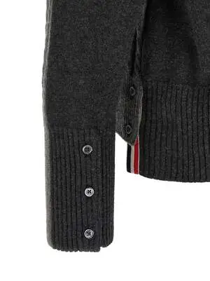 Thom Browne 2-in-1 Trompe L'oeil Wool Cardigan