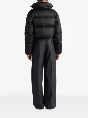 Prada Cropped Fit Stand-up Collar Down Jacket
