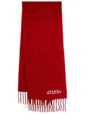 Isabel Marant Étoile Firny Wool Scarf - Red