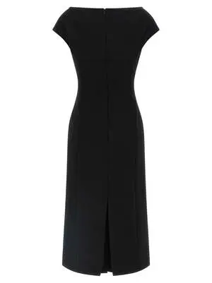 ERMANO SCERVINO Ermanno Scervino Midi Dress With Crossover Neckline