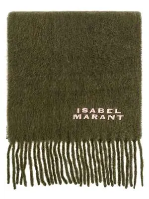 Isabel Marant Étoile Firny Wool Scarf - Green