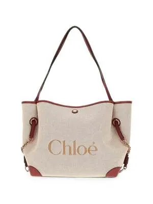 Chloé Borsa Clover In Tela Da Portare In Due Modi - Multicolor