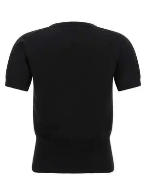 VIVIENNE WESTWOOD Bea Short Sleeve Knit Top - Black