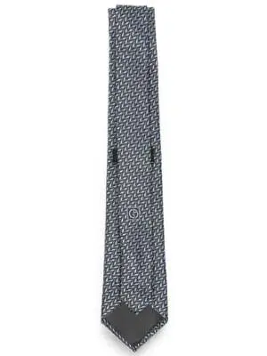 Giorgio Armani Silk Cravat - Gray