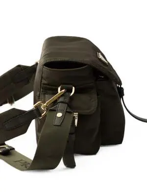 Prada Medium Re-nylon Shoulder Bag With Flap