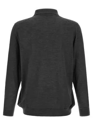 Kiton Wool Polo Shirt 14 Microns