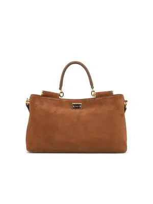Dolce & Gabbana Medium Vittoria Suede Handbag