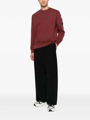 C.P. COMPANY Crewneck Sweatshirt With Lens Pocket Detail