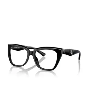 SCUDERIA FERRARI Square Eyeglasses - Black