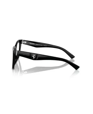 SCUDERIA FERRARI Square Eyeglasses - Black