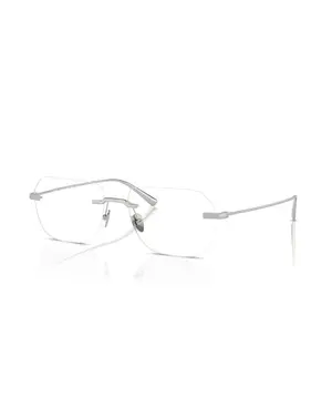 SCUDERIA FERRARI Pillow Eyeglasses - Silver
