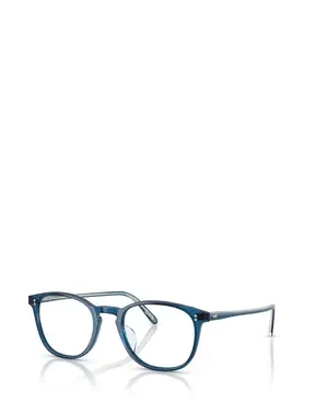 Oliver Spencer Square Finley Vintage Eyeglasses - Tesukon Blue