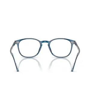 Oliver Spencer Square Finley Vintage Eyeglasses - Tesukon Blue