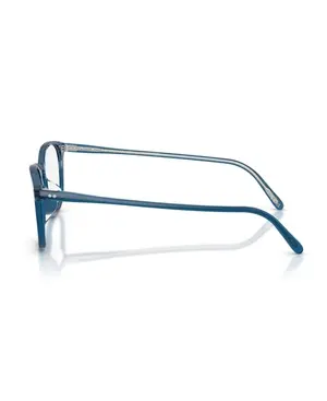 Oliver Spencer Square Finley Vintage Eyeglasses - Tesukon Blue