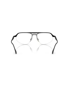 SCUDERIA FERRARI Irregular Metal Eyeglasses - Matte Black