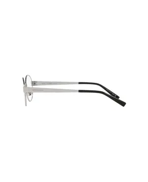 Saint Laurent Tone Oval Eyeglasses - Silver