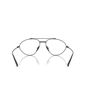 SCUDERIA FERRARI Irregular Titanium Eyeglasses - Matte Black