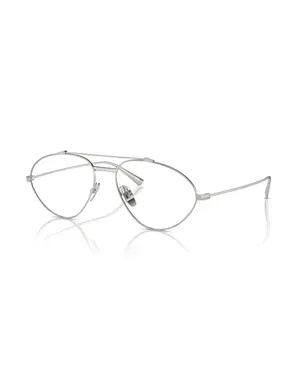 SCUDERIA FERRARI Irregular Eyeglasses - Silver