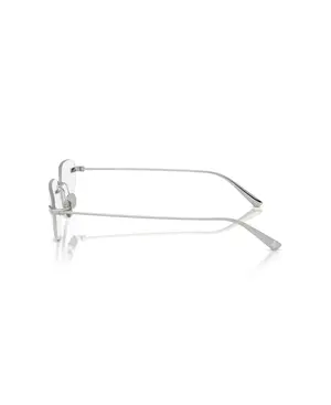 SCUDERIA FERRARI Irregular Rimless Eyeglasses - Silver