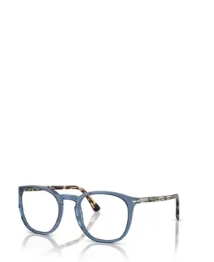 Persol Panthos Eyeglasses - Transparent Navy