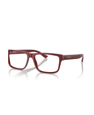 SCUDERIA FERRARI Rectangle Eyeglasses - Transparent Red
