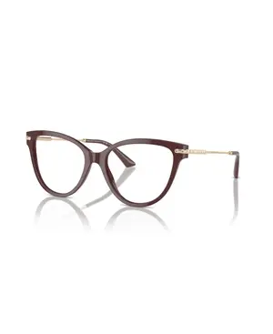 JIMMY CHOO Cat Eye Eyeglasses - Red