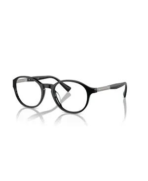 Brunello Cucinelli Oval Acetate Eyeglasses - Black