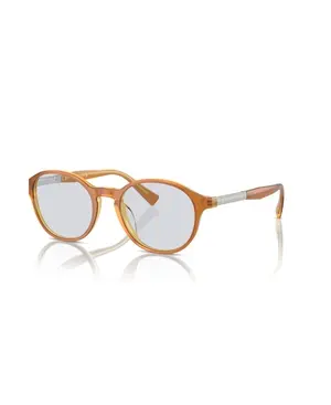Brunello Cucinelli Oval Acetate Eyeglasses - Honey