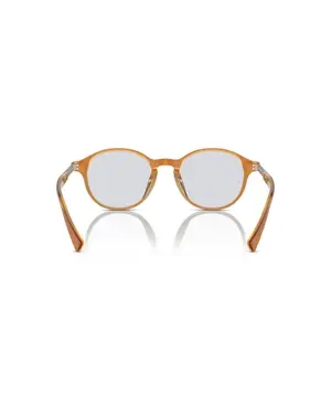 Brunello Cucinelli Oval Acetate Eyeglasses - Honey