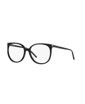 Saint Laurent Round Frame Eyeglasses - Black