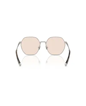 Brunello Cucinelli Octagonal Titanium Eyeglasses - Silver