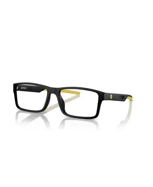 SCUDERIA FERRARI Rectangle Eyeglasses - Matte Black