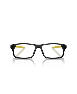 SCUDERIA FERRARI Rectangle Eyeglasses - Matte Black