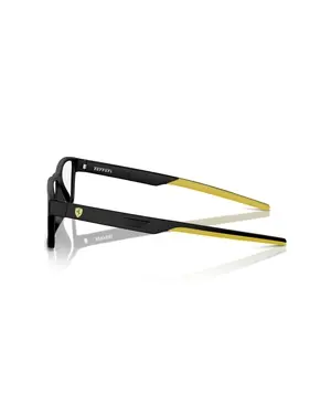 SCUDERIA FERRARI Rectangle Eyeglasses - Matte Black
