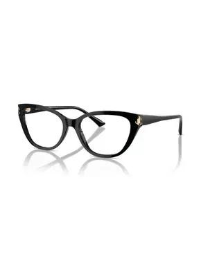 JIMMY CHOO Cat Eye Eyeglasses With Tortoiseshell Acetate - Black