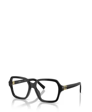 Miu Miu Square Frame Eyeglasses - Black