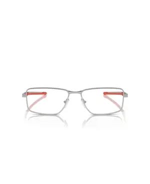 SCUDERIA FERRARI Rectangle Full Rim Eyeglasses - Silver