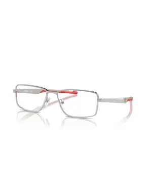 SCUDERIA FERRARI Rectangle Full Rim Eyeglasses - Silver