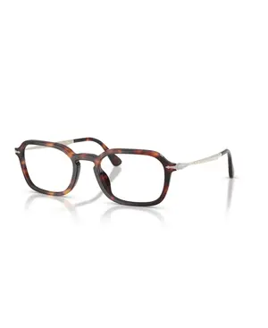 Persol Square Acetate Eyeglasses - Havana