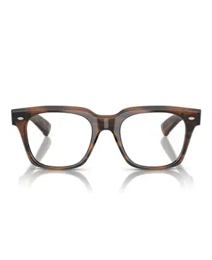Oliver Spencer Square Alfrey Eyeglasses - Barchan