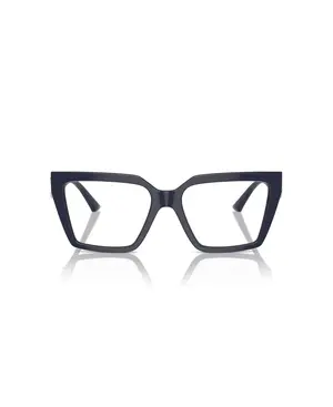 JIMMY CHOO Cat Eye Eyeglasses With Tortoiseshell Frame - Blue