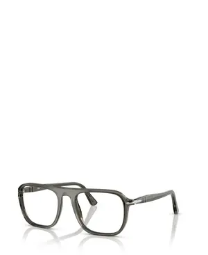 Persol Square Acetate Eyeglasses - Smoke