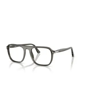 Persol Square Acetate Eyeglasses - Smoke