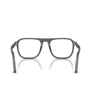 Persol Square Acetate Eyeglasses - Smoke