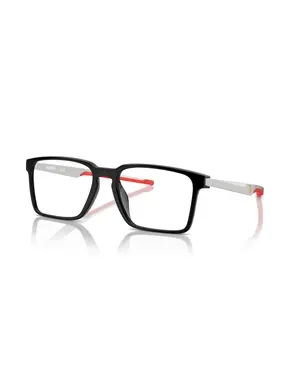SCUDERIA FERRARI Rectangle Eyeglasses - Black