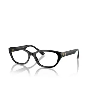 JIMMY CHOO Oval Eyeglasses - Black