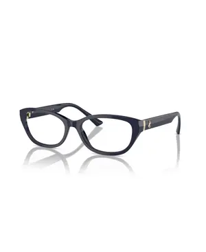 JIMMY CHOO Jimmy Choo Oval Eyeglasses Blue