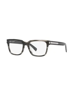 Saint Laurent Square Acetate Eyeglasses - Tortoise