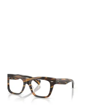 Oliver Spencer Square Eyeglasses - Cocobolo